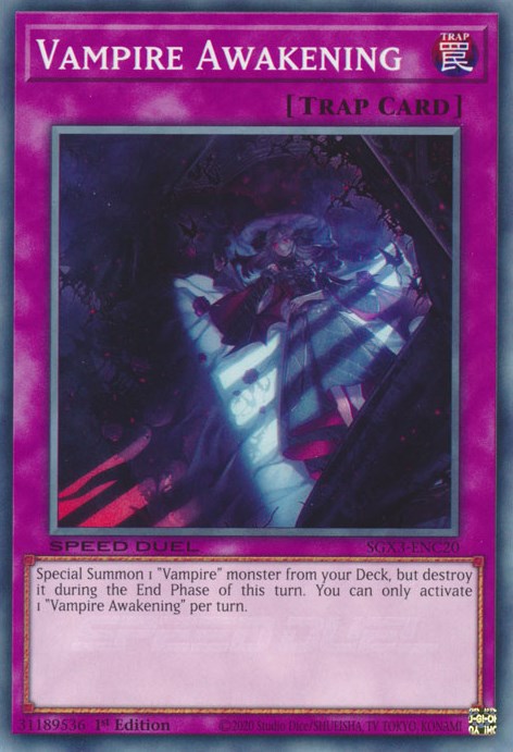 Vampire Awakening - Speed Duel GX: Duelists of Shadows - YuGiOh