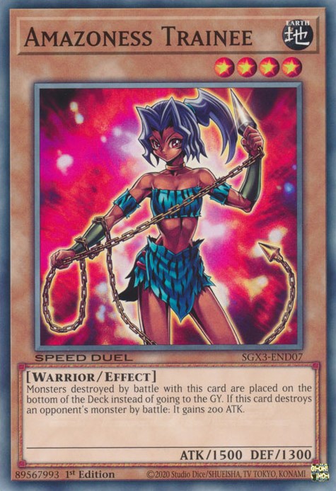 Amazoness Trainee - Speed Duel GX: Duelists of Shadows - YuGiOh
