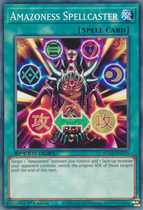 Amazoness Spellcaster - Speed Duel GX: Duelists of Shadows - YuGiOh