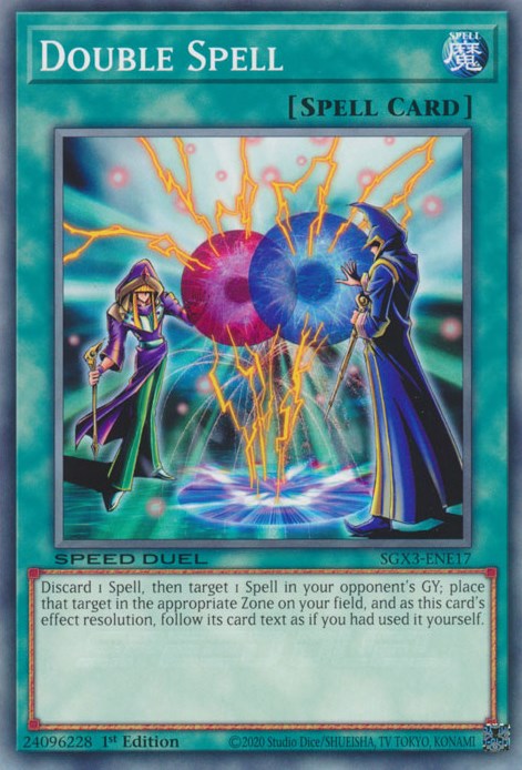 Double Spell - Speed Duel GX: Duelists of Shadows - YuGiOh