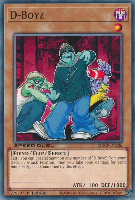 D-Boyz - Speed Duel GX: Duelists of Shadows - YuGiOh