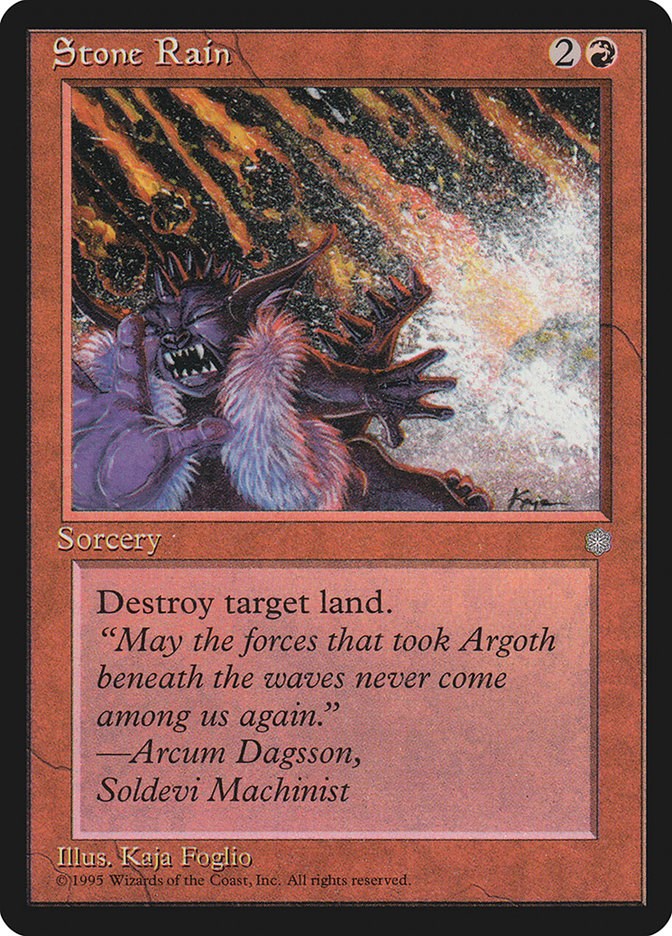Stone Rain - Ice Age - Magic: The Gathering