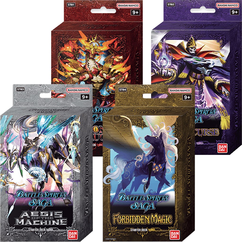 Starter Decks 1-4 [Set of 4] - Dawn of History - Battle Spirits Saga