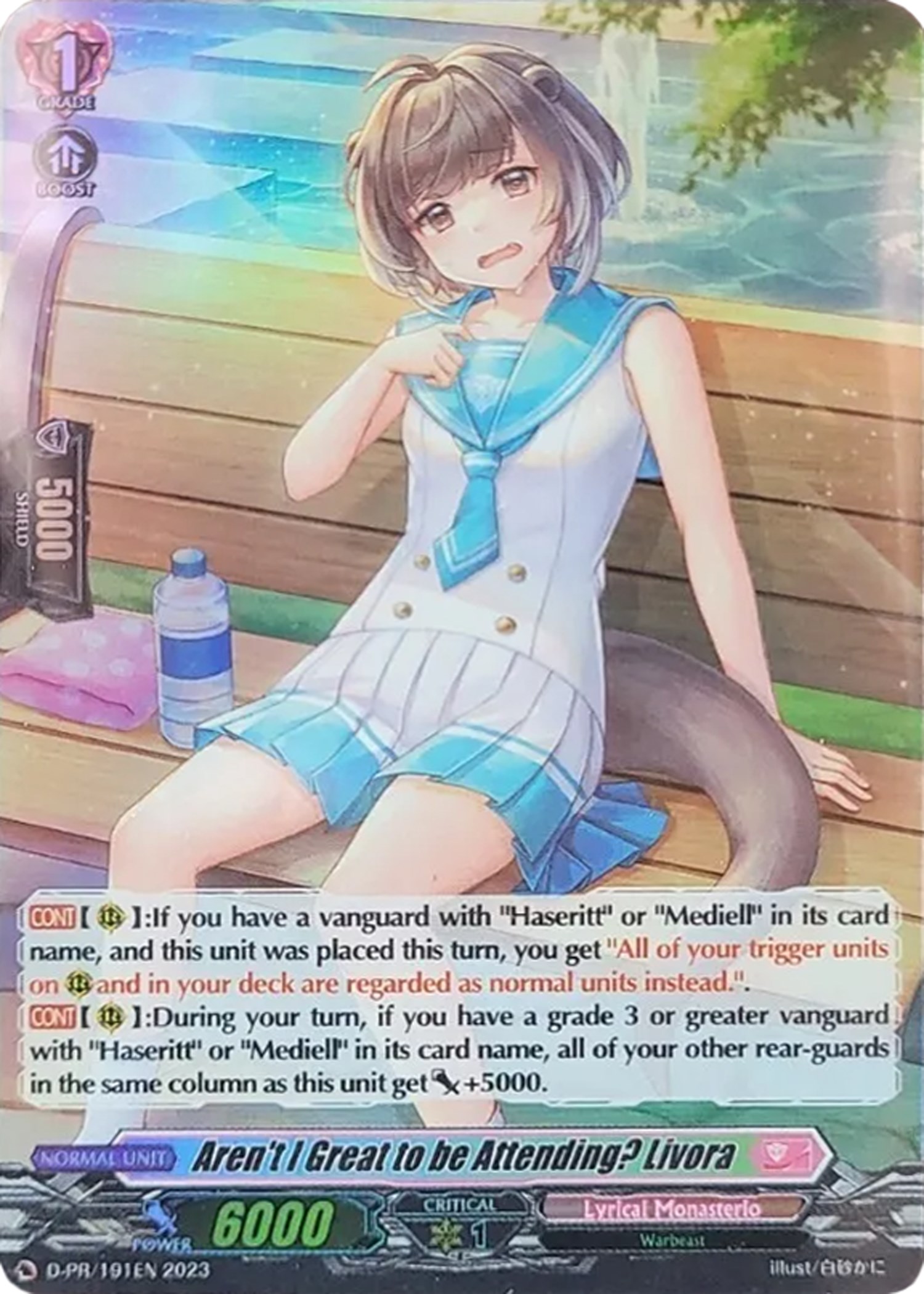 Aren't I Great to be Attending? Livora (Foil) (191) - D Promo Cards - Cardfight Vanguard