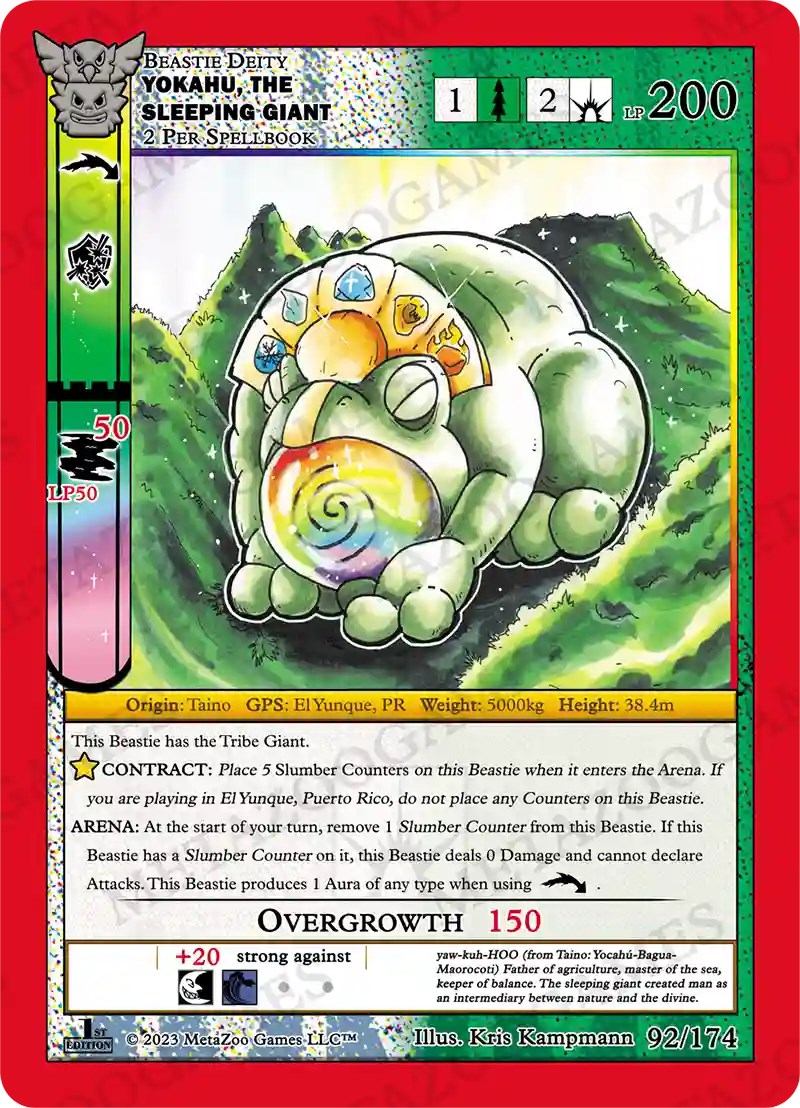 Yokahu, the Sleeping Giant - Native: First Edition - MetaZoo
