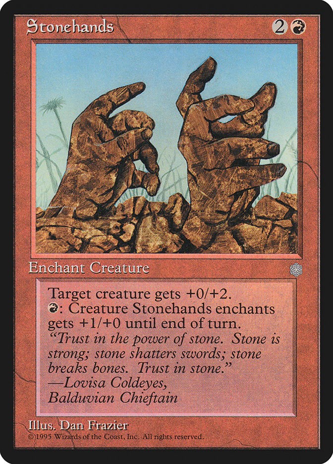 Stonehands - Ice Age - Magic: The Gathering