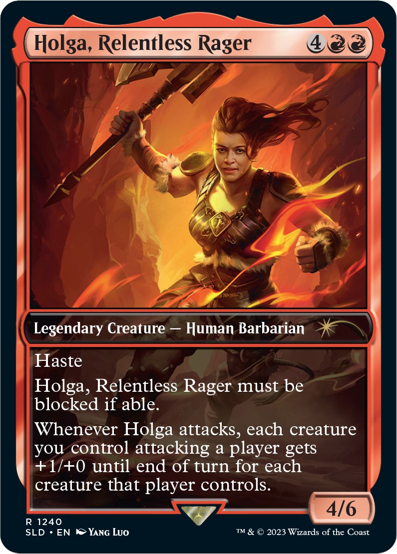 Holga, Relentless Rager - Secret Lair Drop Series - Magic: The Gathering