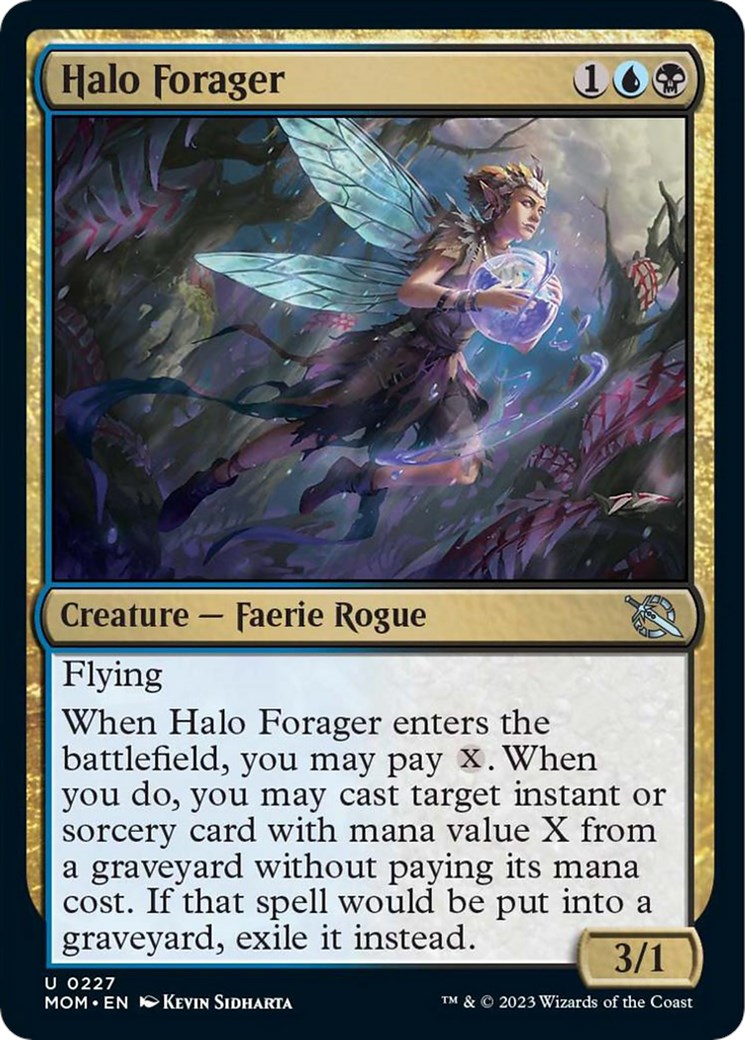 Halo Forager - March of the Machine - Magic: The Gathering