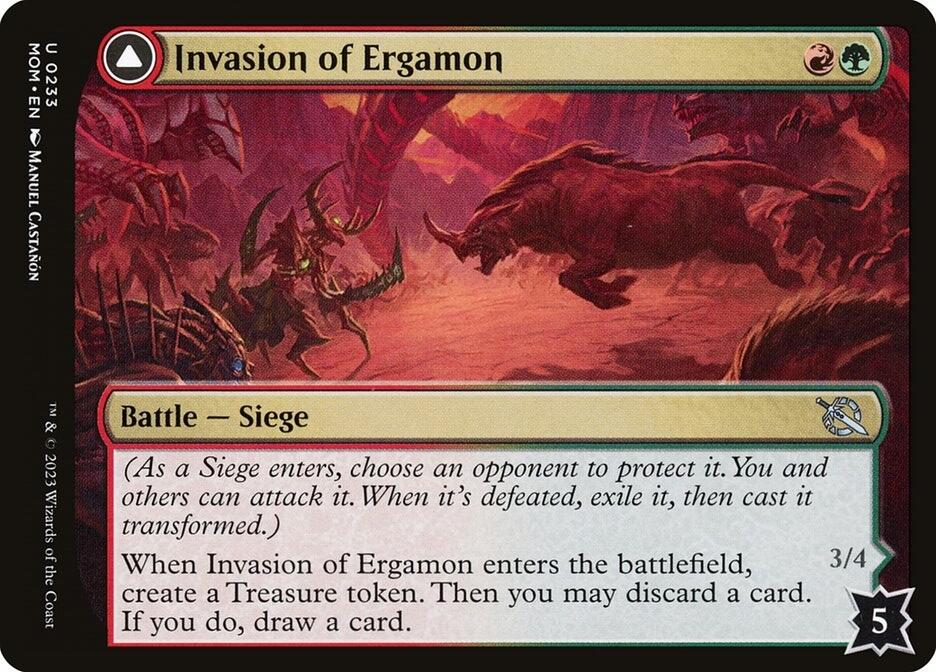 Invasion of Ergamon - March of the Machine - Magic: The Gathering
