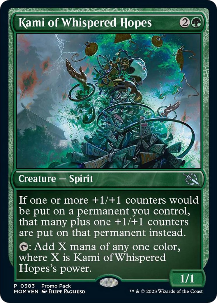 Kami of Whispered Hopes - Promo Pack: March of the Machine - Magic: The ...