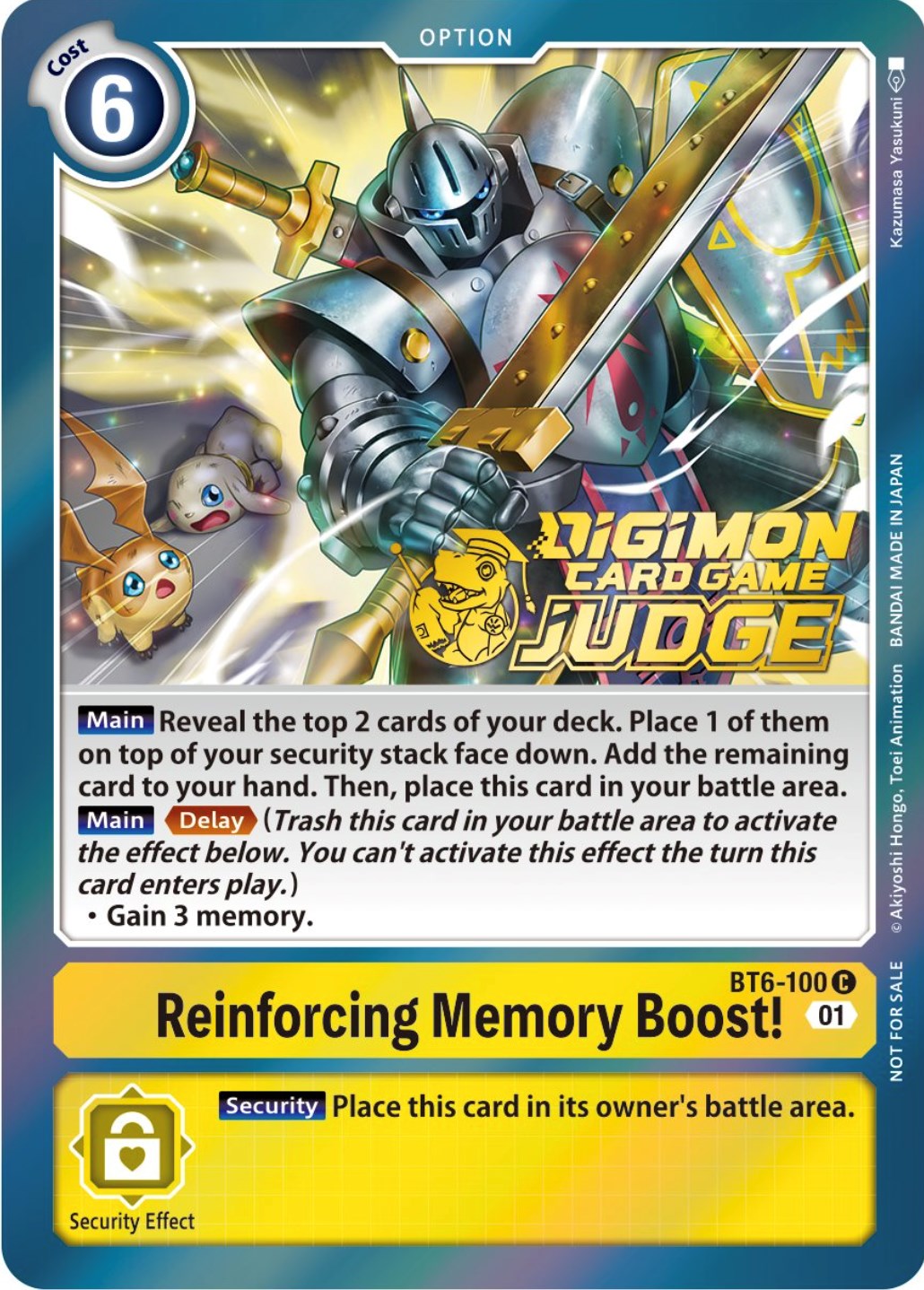 Reinforcing Memory Boost! (Judge Pack 3) - Double Diamond - Digimon ...