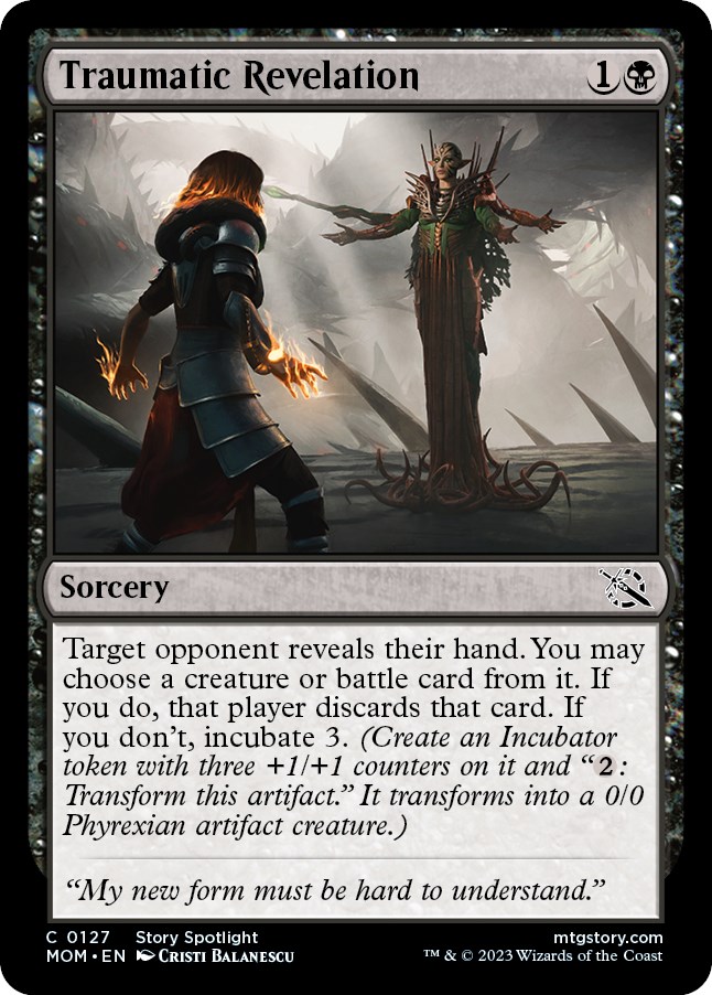 Traumatic Revelation - March of the Machine - Magic: The Gathering