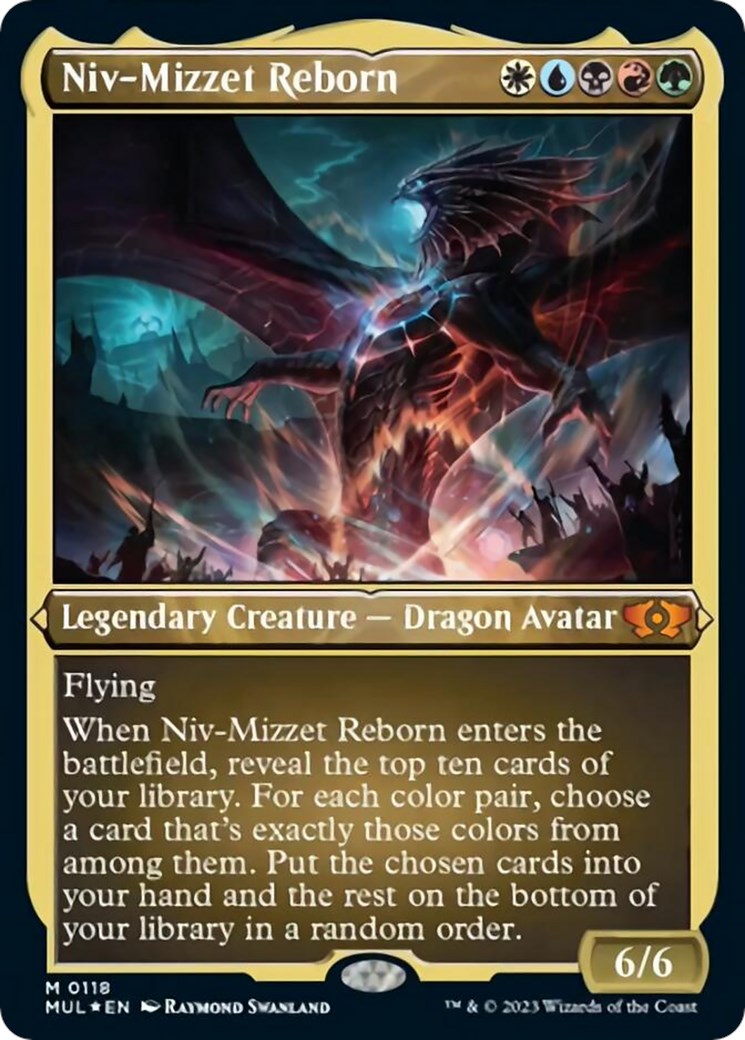 Niv-Mizzet Reborn (Foil Etched) - March of the Machine: Multiverse ...