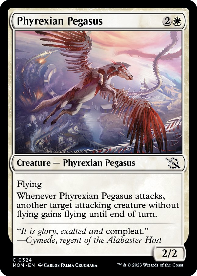 Phyrexian Pegasus - March of the Machine - Magic: The Gathering