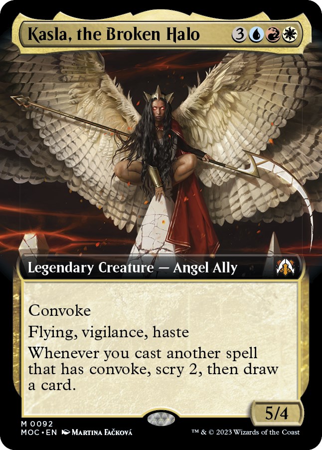 Kasla, the Broken Halo (Extended Art) - Commander: March of the Machine ...