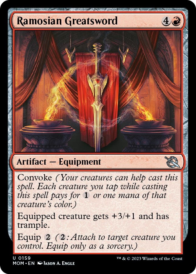 Ramosian Greatsword - March of the Machine - Magic: The Gathering