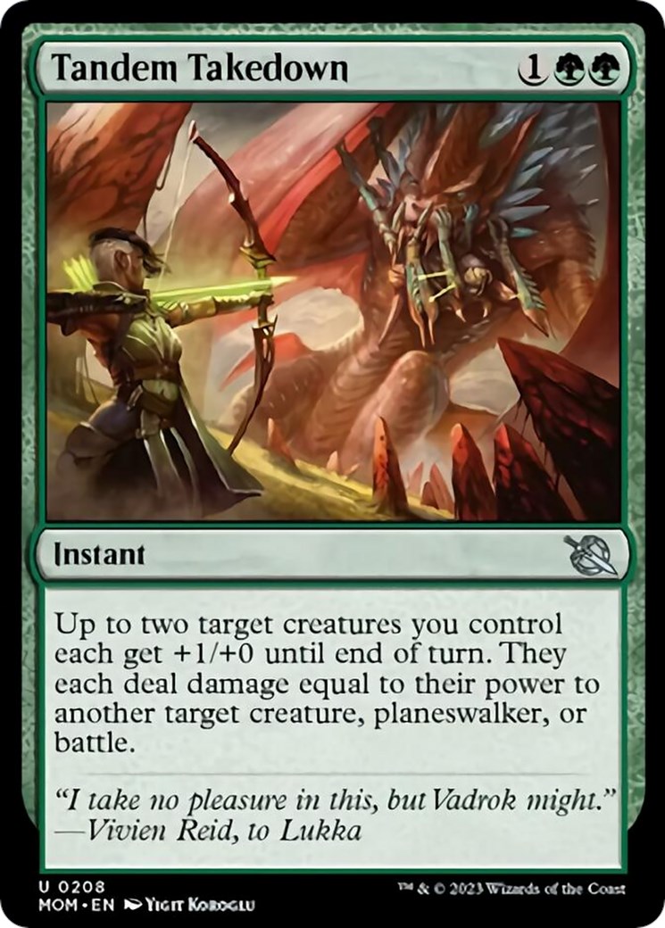 Tandem Takedown - March of the Machine - Magic: The Gathering