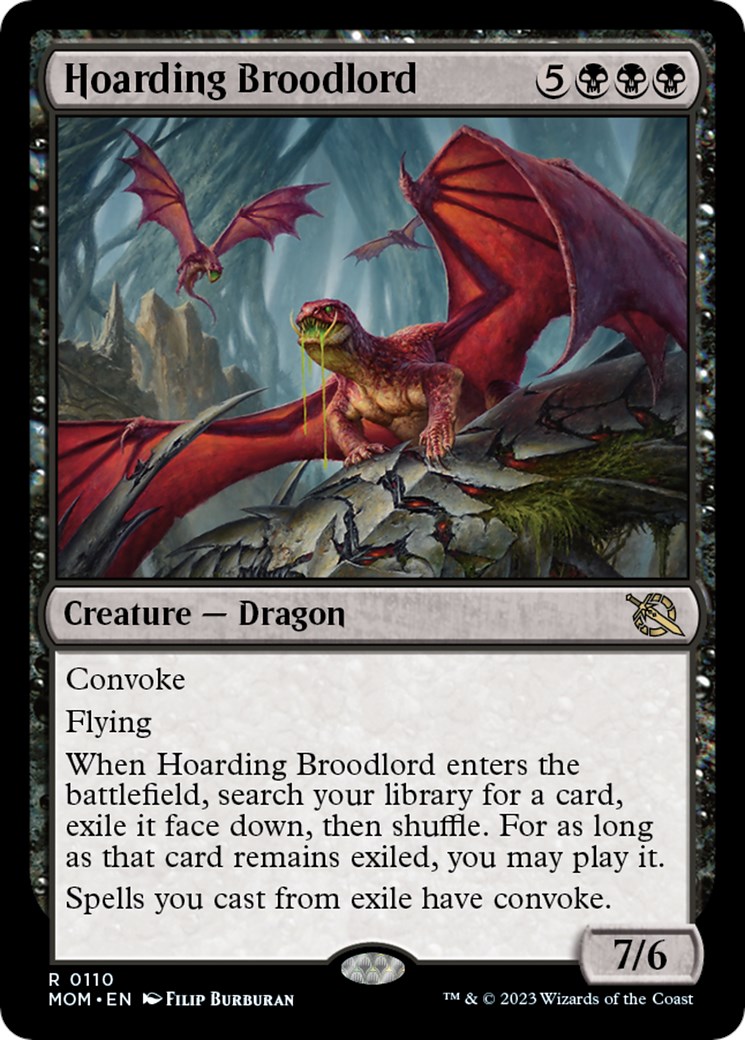 Hoarding Broodlord - March of the Machine - Magic: The Gathering