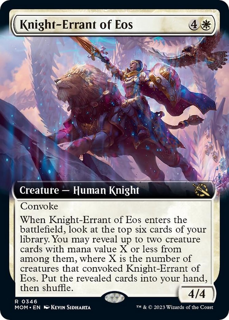 Knight-Errant of Eos (Extended Art) - March of the Machine - Magic: The ...