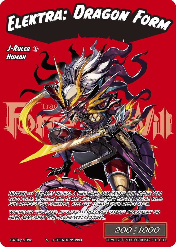 Elektra: Dragon Form - Promo Cards - Force of Will