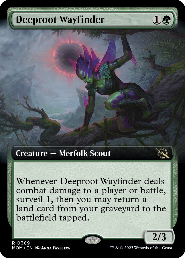 Deeproot Wayfinder (Extended Art) - March of the Machine - Magic: The Gathering