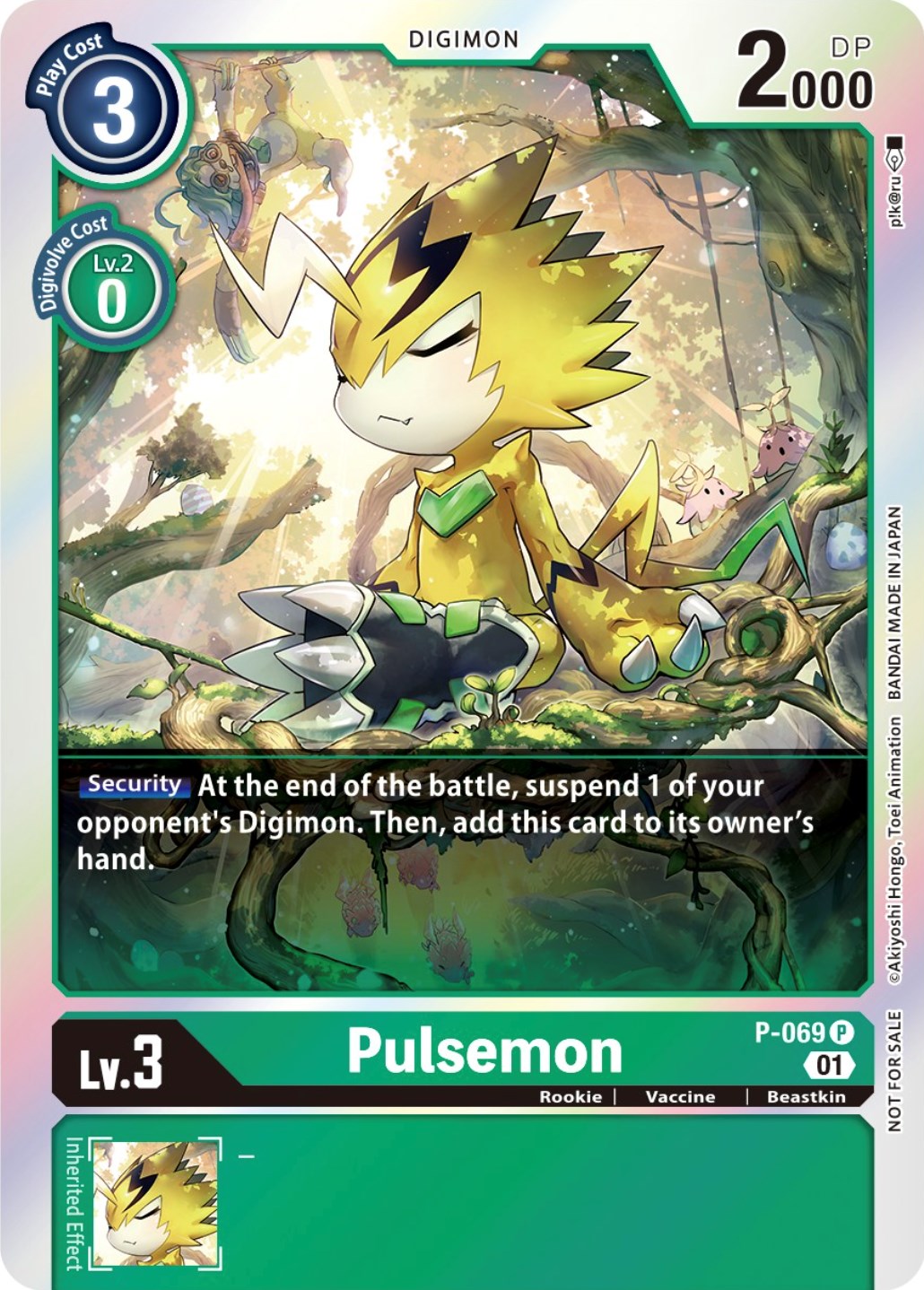 Pulsemon - P-069 (Limited Card Pack) - Digimon Promotion Cards ...