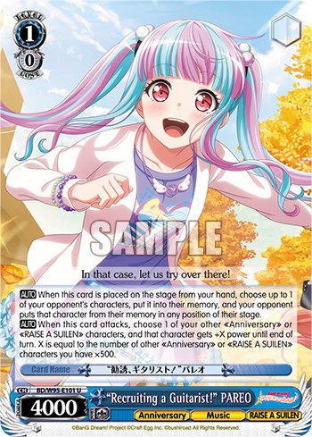 "Recruiting a Guitarist!" PAREO - BanG Dream! Girls Band Party! 5th ...