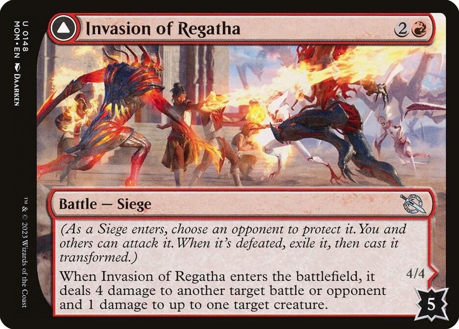 Invasion of Regatha - March of the Machine - Magic: The Gathering