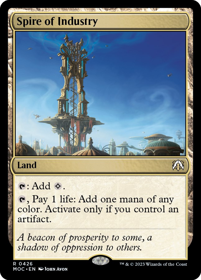 Spire of Industry - Commander: March of the Machine - Magic: The Gathering