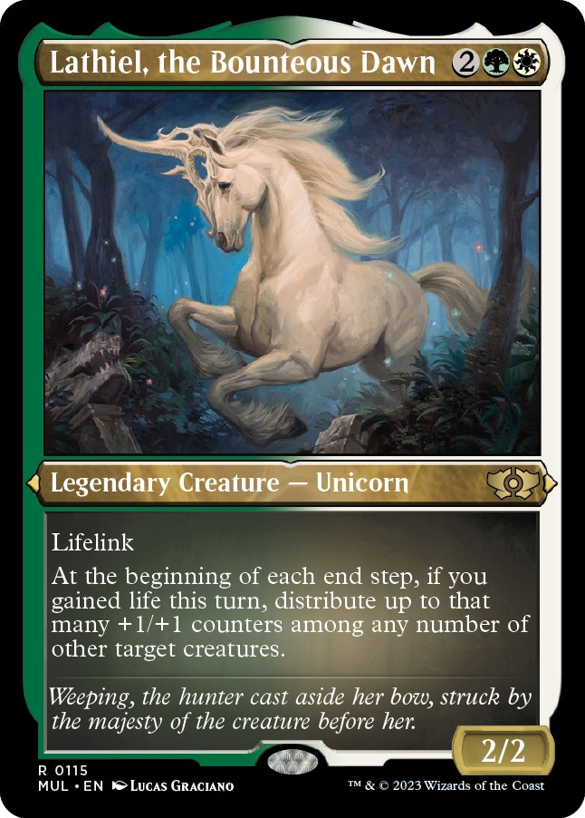 Lathiel, the Bounteous Dawn (Foil Etched) - March of the Machine ...