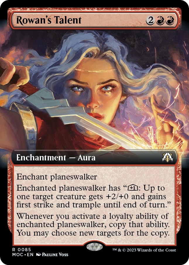 Rowan's Talent (Extended Art) - Commander: March of the Machine - Magic ...