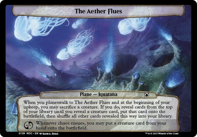 The Aether Flues - Planechase: March of the Machine - Magic: The Gathering