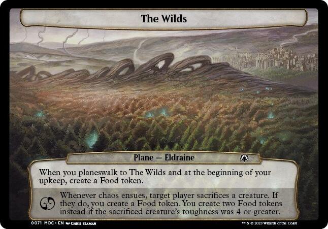 The Wilds - Planechase: March of the Machine - Magic: The Gathering