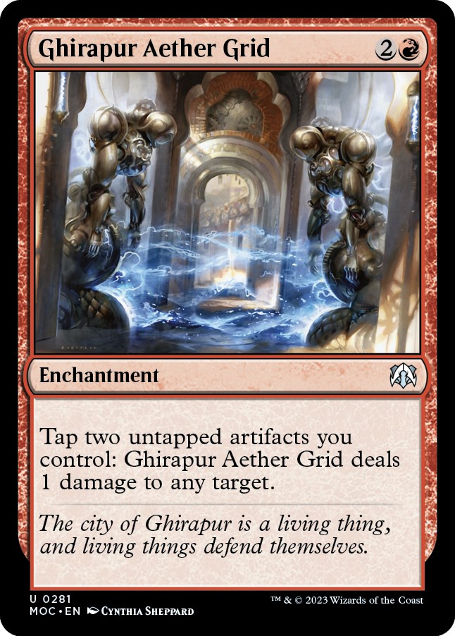 Ghirapur Aether Grid - Commander: March of the Machine - Magic: The ...