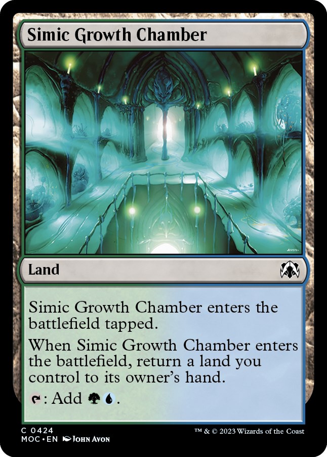Simic Growth Chamber - Commander: March of the Machine - Magic: The ...