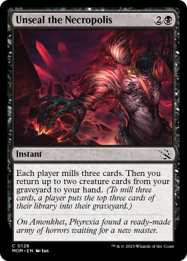 Unseal the Necropolis - March of the Machine - Magic: The Gathering