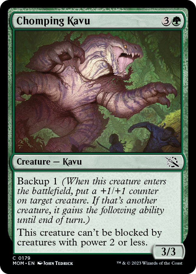 Chomping Kavu - March of the Machine - Magic: The Gathering