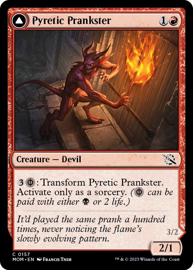 Pyretic Prankster - March of the Machine - Magic: The Gathering
