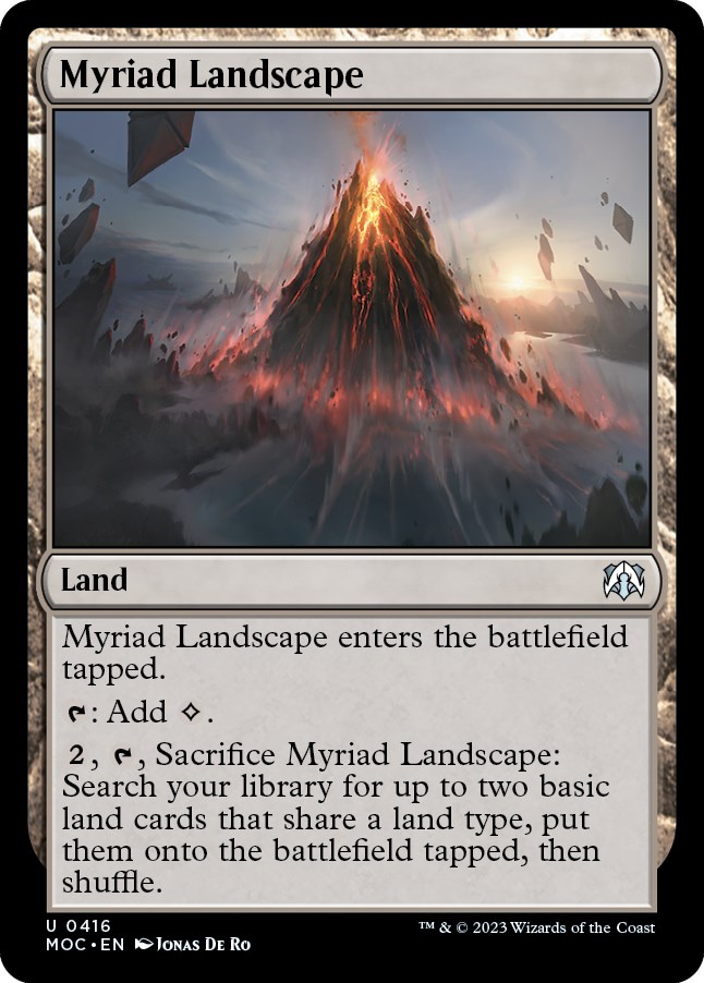 Myriad Landscape - Commander: March of the Machine - Magic: The Gathering
