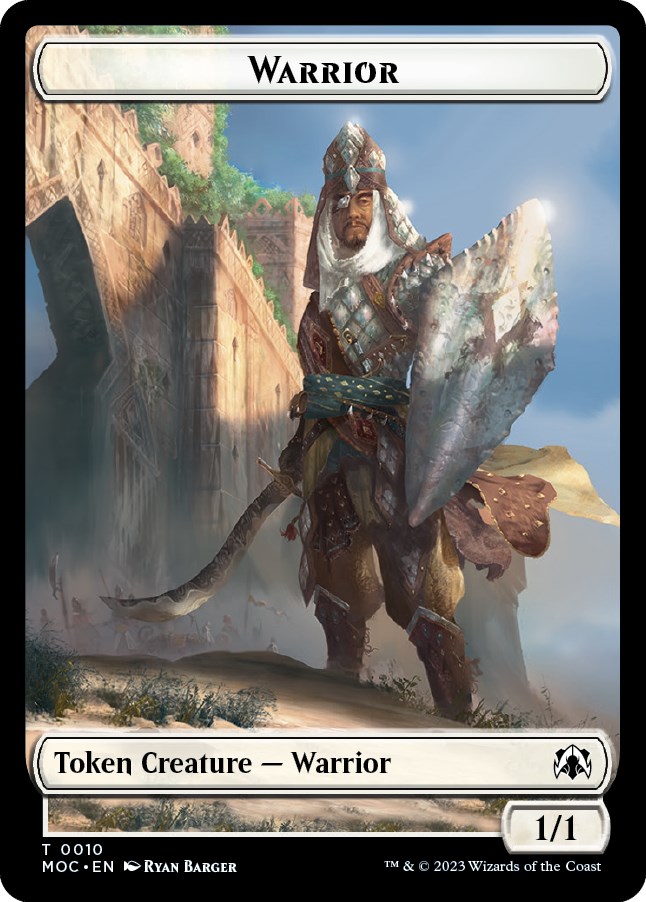 Warrior // Emblem - Elspeth, Sun's Champion Double-sided Token ...