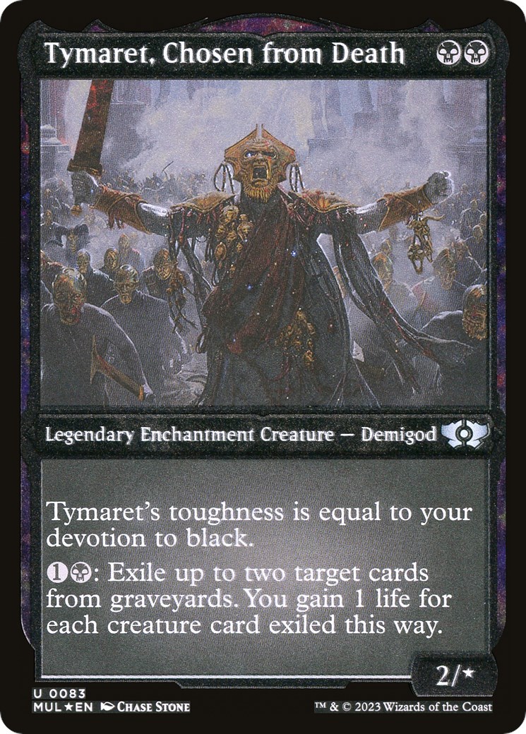 Tymaret, Chosen from Death (Foil Etched) - March of the Machine ...