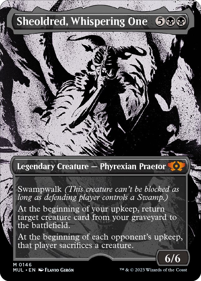Sheoldred, Whispering One (Halo Foil) - March of the Machine ...
