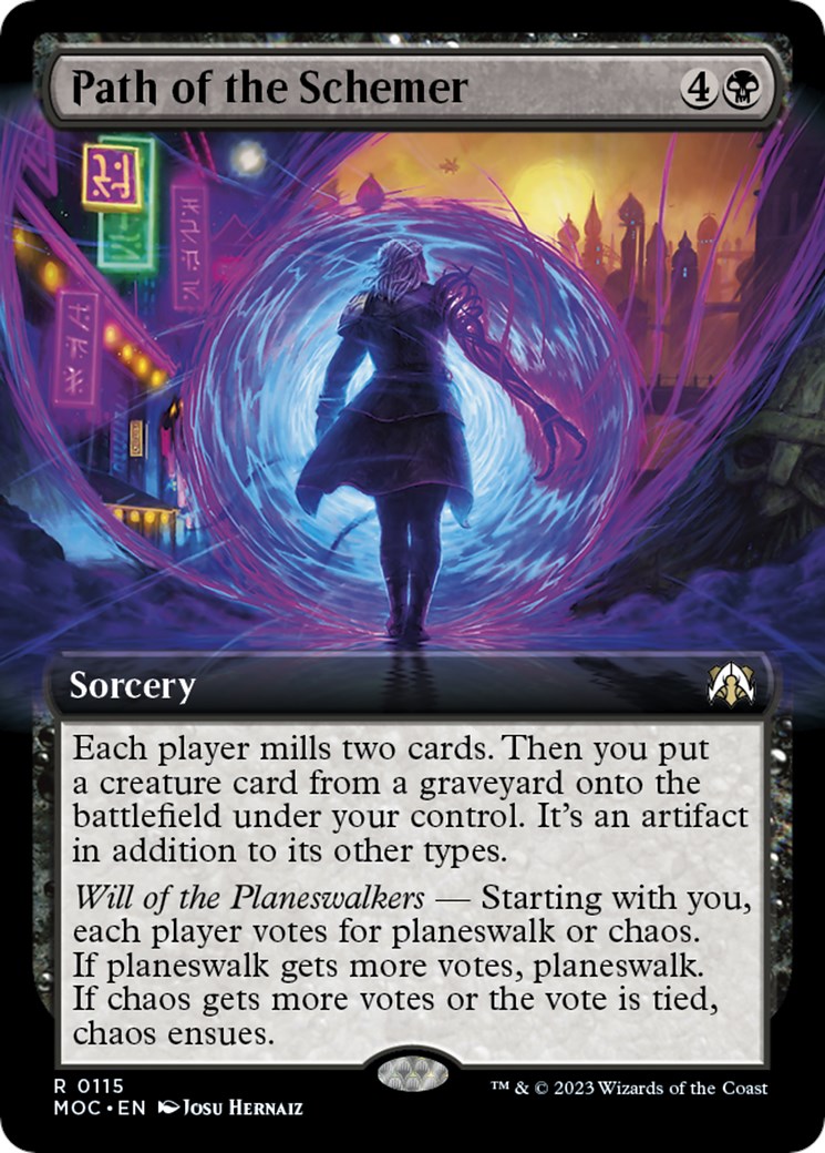 Path of the Schemer (Extended Art) - Commander: March of the Machine ...