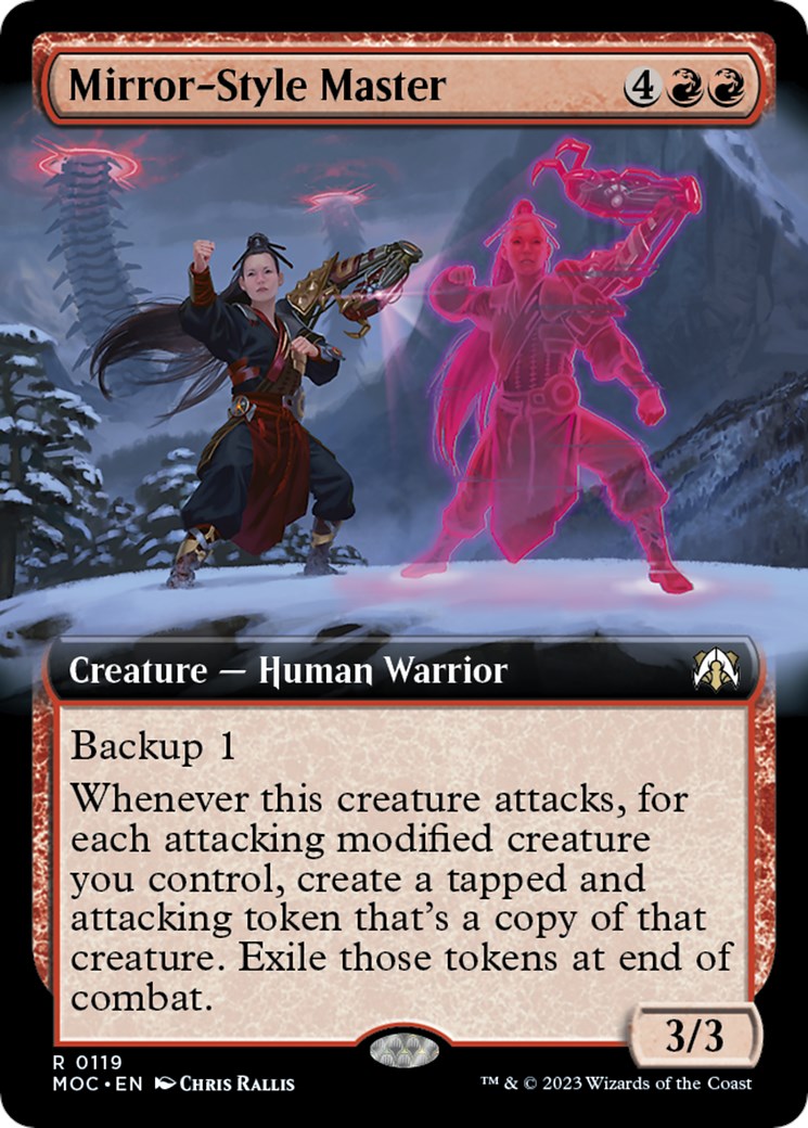 Mirror-Style Master (Extended Art) - Commander: March of the Machine ...