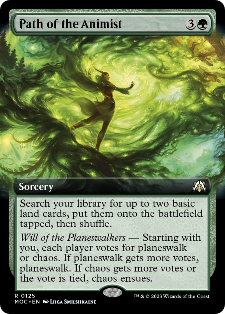 Path of the Animist (Extended Art) - Commander: March of the Machine ...