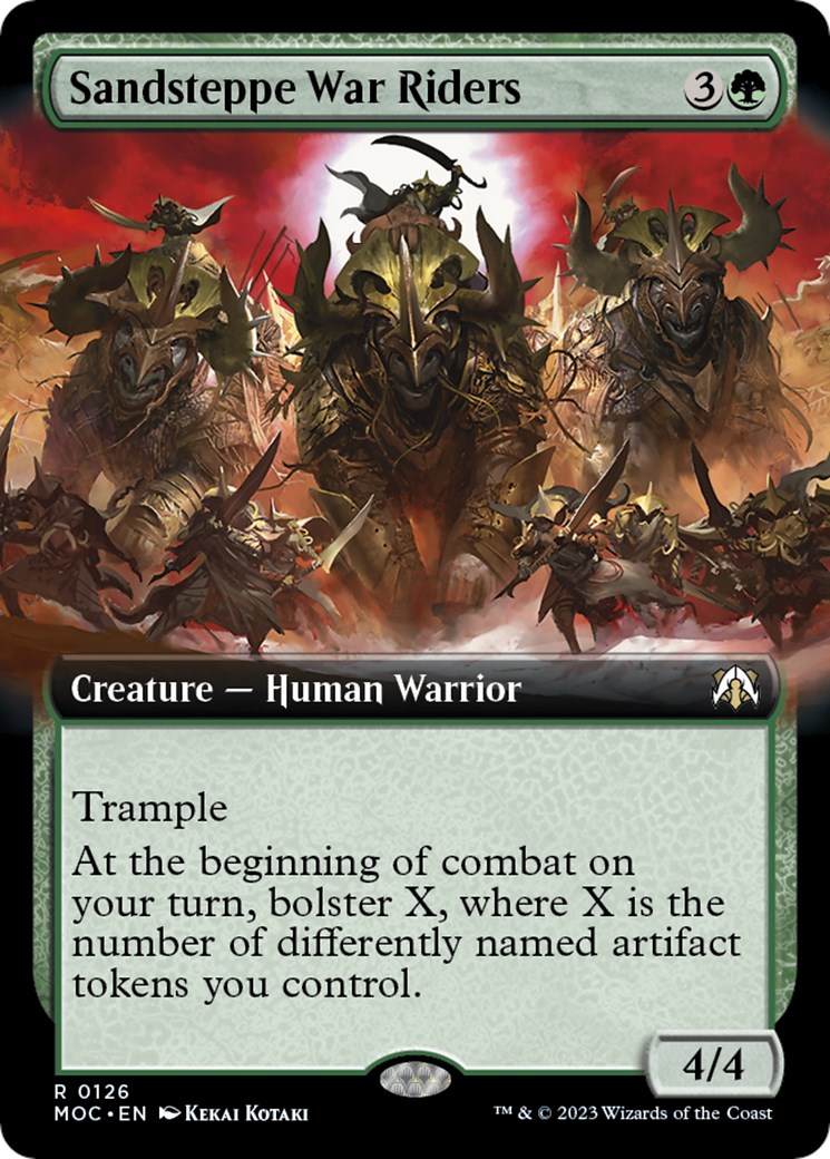 Sandsteppe War Riders (Extended Art) - Commander: March of the Machine ...