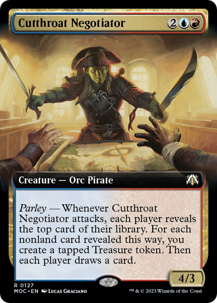 Cutthroat Negotiator (Extended Art) - Commander: March of the Machine ...