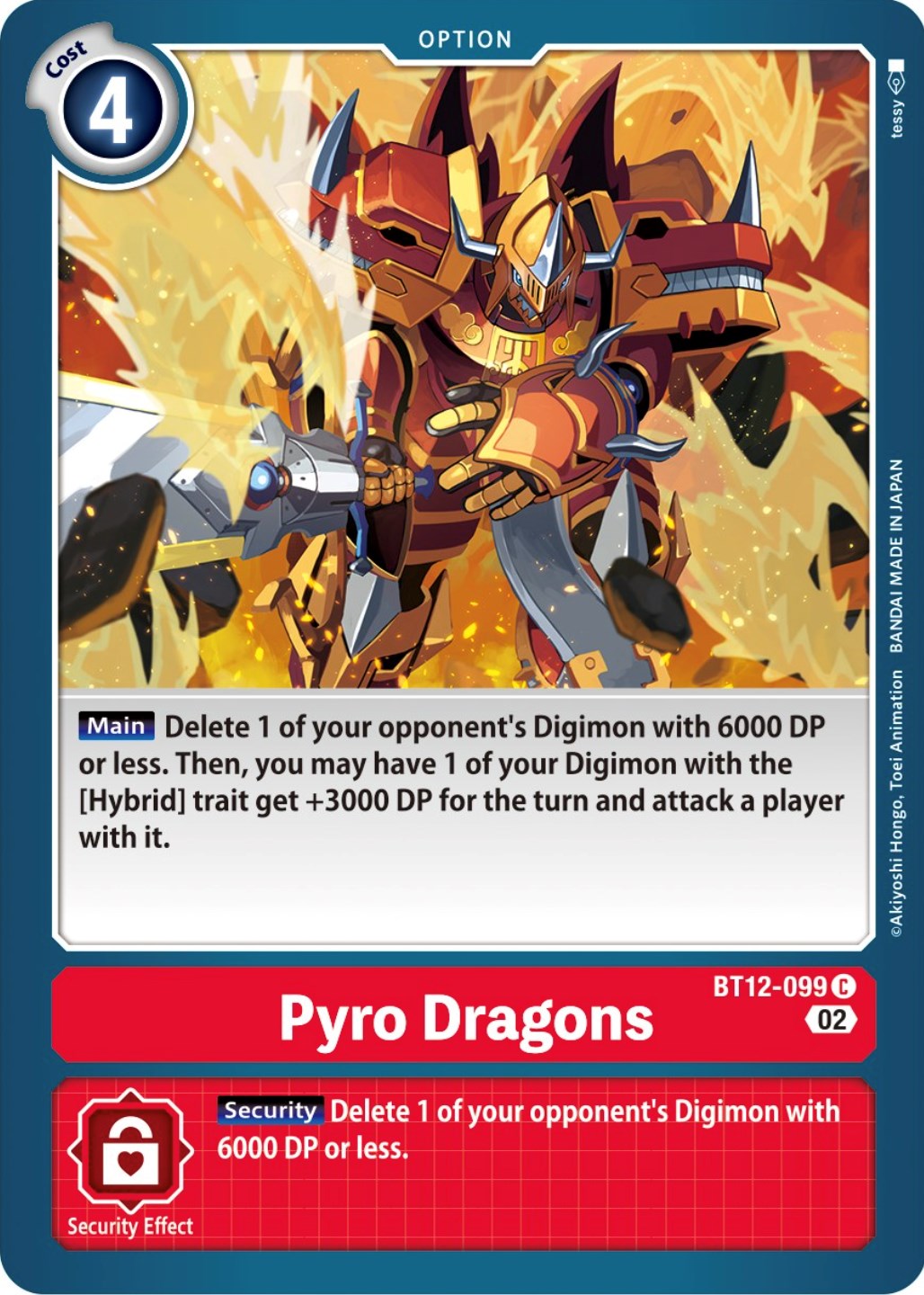 Pyro Dragons - Across Time - Digimon Card Game