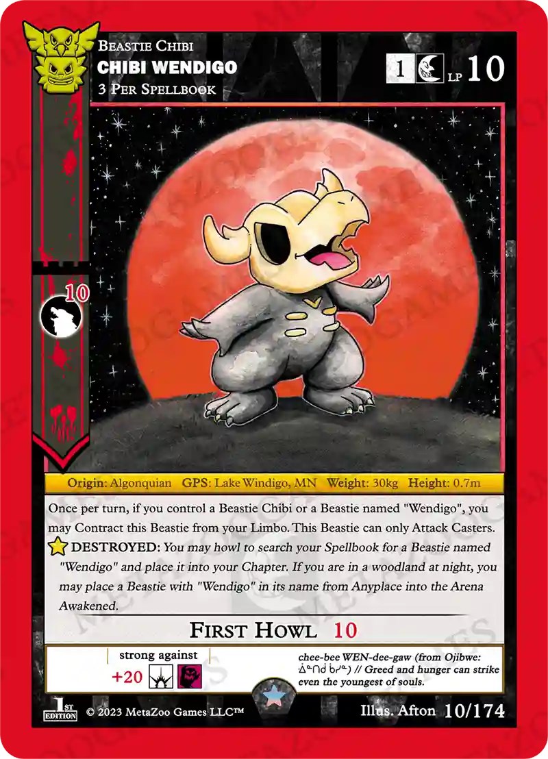 Chibi Wendigo - Native: First Edition - MetaZoo