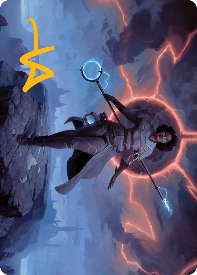 Rona, Herald of Invasion Art Card (Gold-Stamped Signature) - Art Series ...